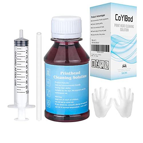 CoYlBod Inkjet Printers Printhead Cleaning kit for Epson XP-434 XP-430 XP-424 XP-420 XP-330 XP-324 XP-320 XP-220-3.4oz 100ml Nozzle Cleaner