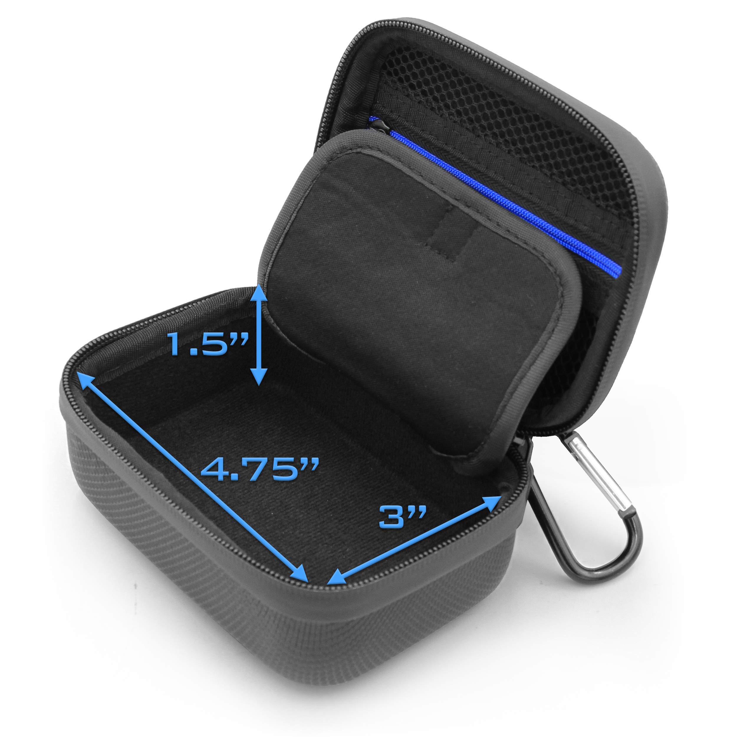 CASEMATIX 4G WiFi Hotspot Carrying Case Compatible with Verizon Jetpack MiFi 8800L 4G Mobile Hotspot, Compatible with Netgear Unite 4G LTE Mobile WiFi Hotspot and More, Case Only