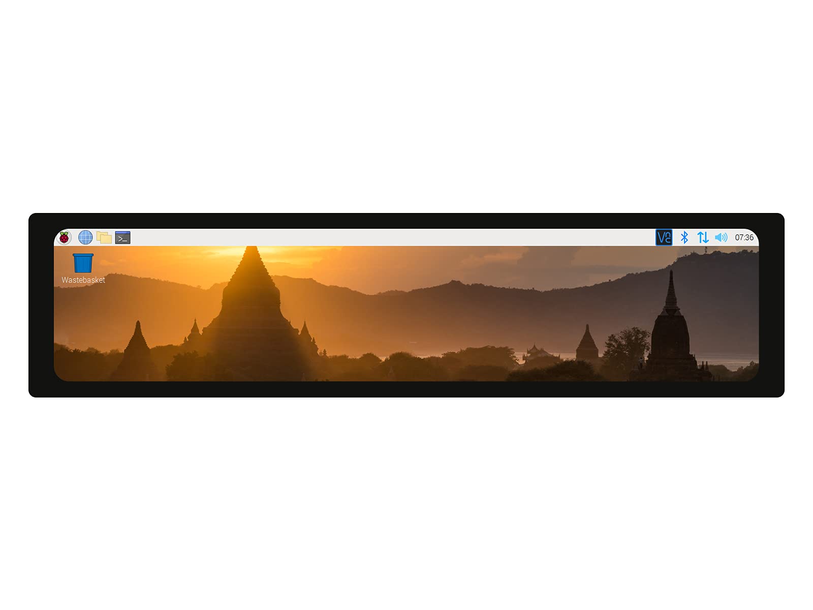 waveshare TOP1 11.9inch Capacitive Touch Screen LCD 320×1480 Pixels HDMI IPS Display Panel Computer Monitor Supports Raspberry Pi/Jetson Nano/Windows 11/10