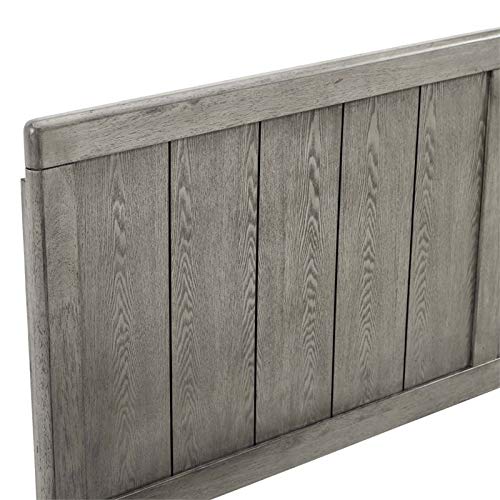 Modway Robbie Wood Full Headboard in Gray