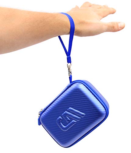 CASEMATIX Hair Clipper Blade Case Compatible with 12 Clipper Guards, Trimmers, Buzzers, Outliners and More Detachable Clippers Metal Guards, Blade Storage Travel Case Only
