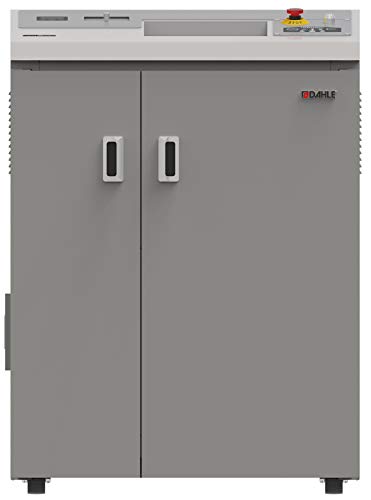 Dahle PowerTEC 828 HD Hard Drive and Paper Shredder, Cross Cut, Shreds 3.5" Hard Drives, CDs/DVDs, Paper, Chain Driven 4.5 Hp Motor, P-3 Security/H-4