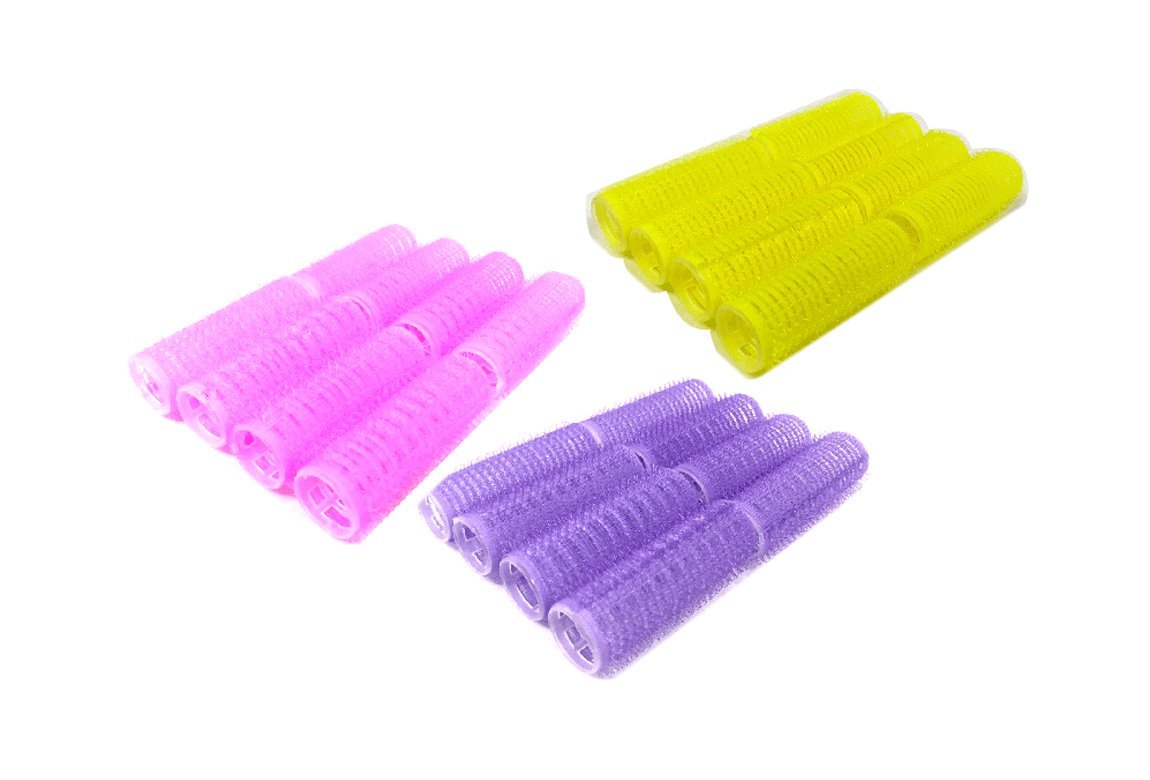 24pc x 3/4" Diameter Self Grip Hair Rollers Pro Salon Hairdressing Curlers Small