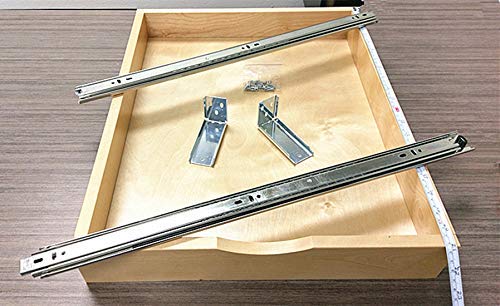 32'' Width Pull Out Drawer Wood Pull Out Tray Roll Out Drawer Box, Closet Organizer Cabinet Slide Out Shelve, W/ Ball Bearing Sliding Rails Wood Spacer - DIY (Fit Face Frame Cabinet B36 and Pantry36)