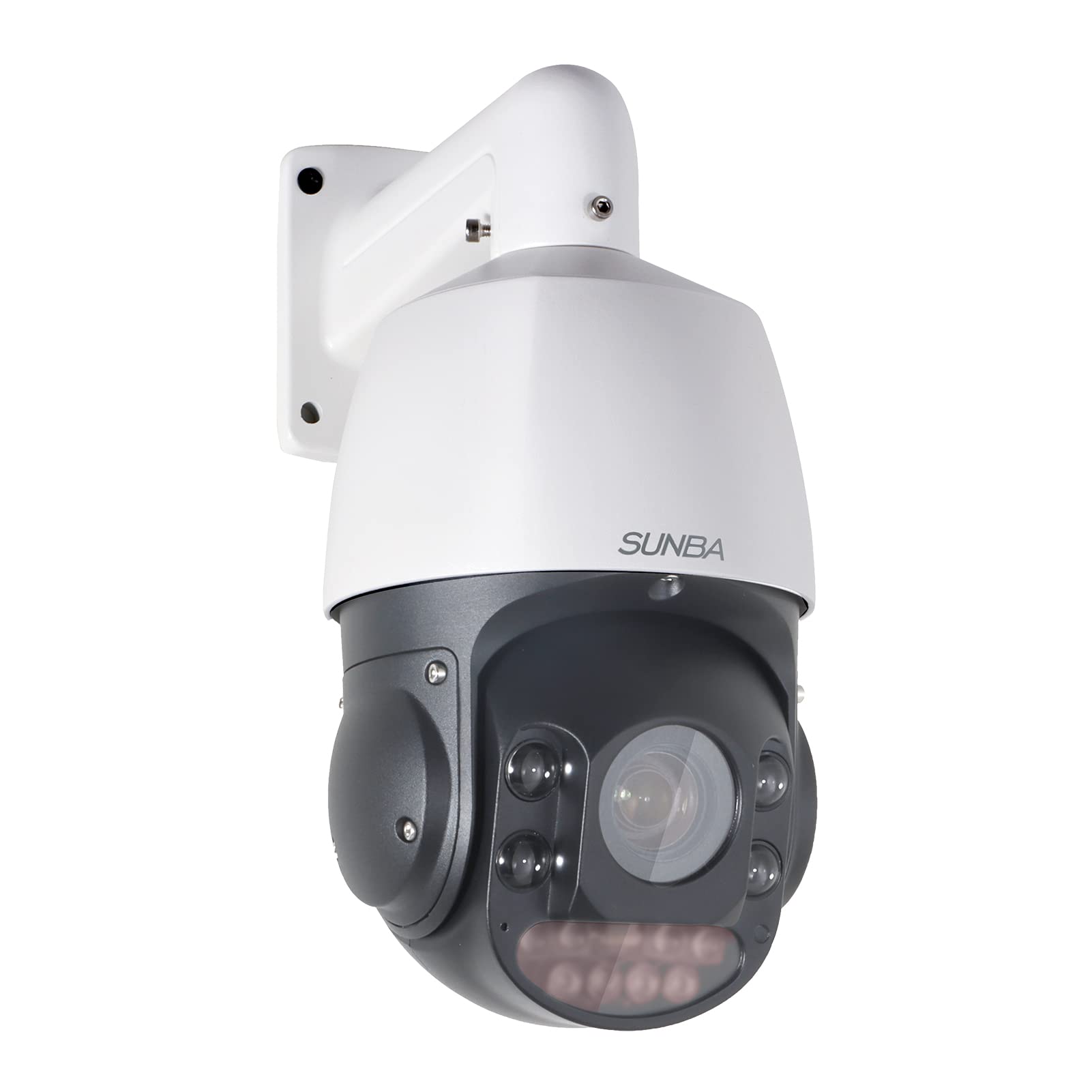 SUNBA 25X Optical Zoom 5MP IP PoE+ Outdoor PTZ Camera Outdoor, Built-in Mic High Speed Security PTZ Dome, 2.4G WiFi Camera, Long Range Infrared Night Vision up to 1000ft (601-D25X-5MP-WiFi)