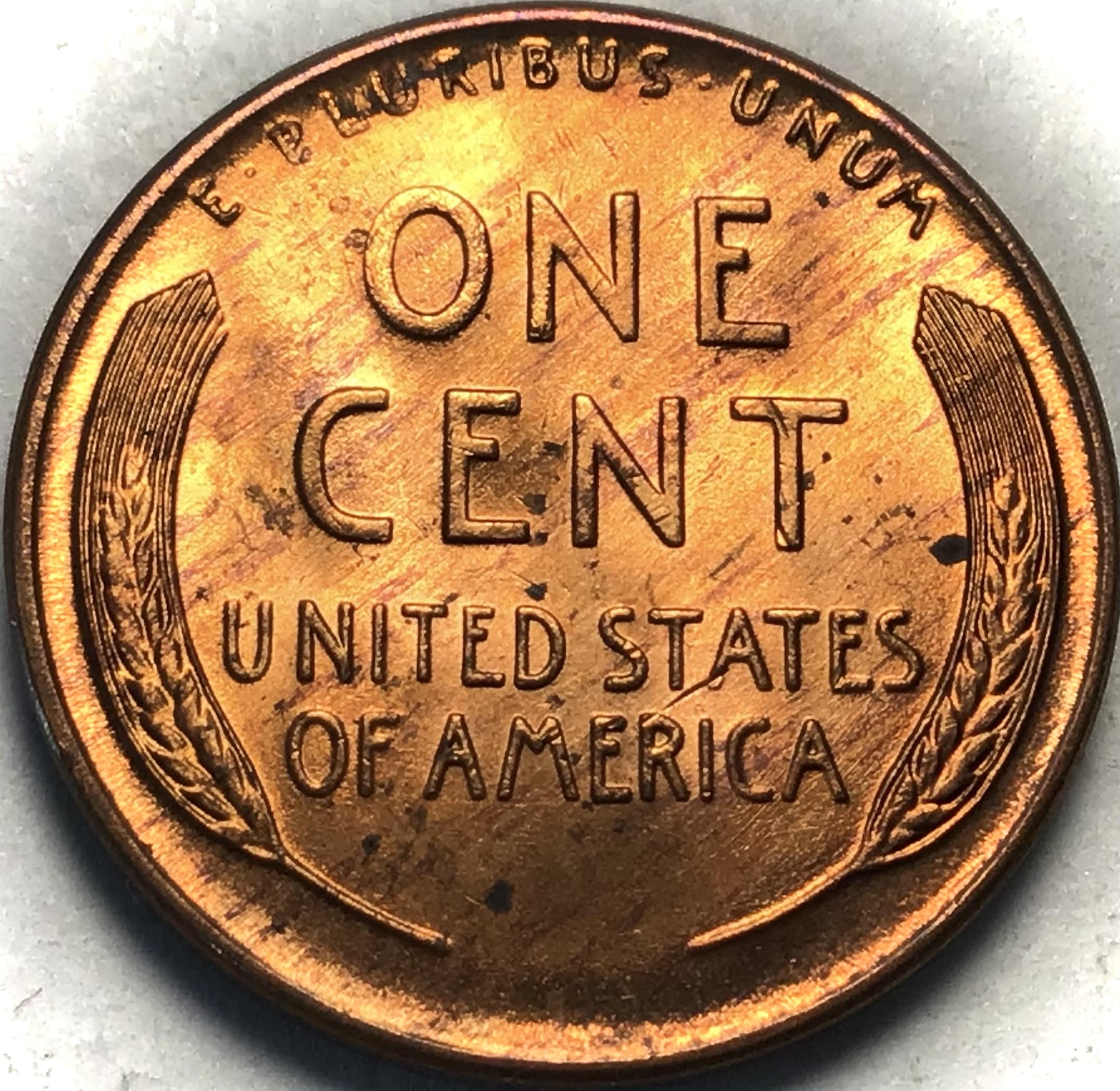 1947 D Lincoln Wheat Cent BU MS RED Penny Seller Mint State