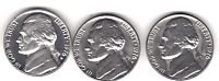 1983 - P-D CHOICE UNCIRCULATED & S PROOF - JEFFERSON NICKELS