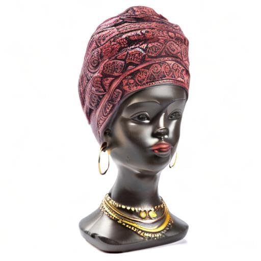 African Statue and Sculptures for Home Decorations, for Home Decor,African Figurines, for Living Room Women Statue Shelf Decor Accent