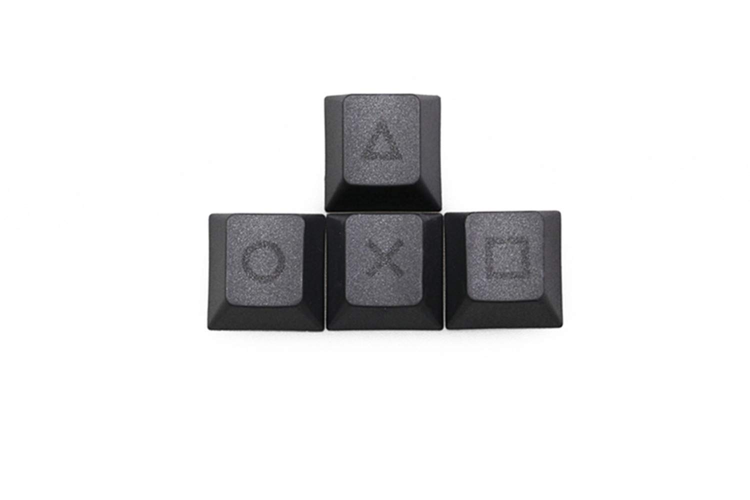 Arrow WASD PS4 PBT Keycaps Dye-Sublimation R1 Direction Key Caps Cherry Profile Keyset for Cherry MX Switches Mechanical Gaming Keyboards (White 02)