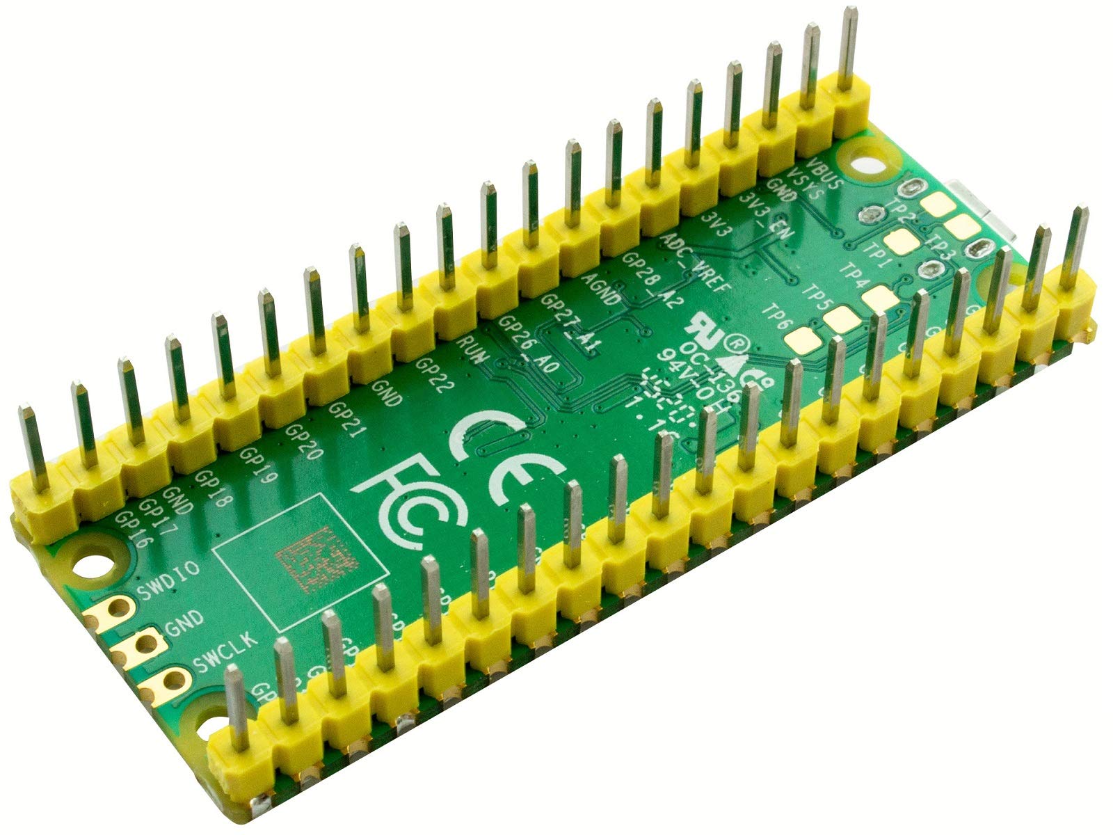 Ingcool Raspberry Pi Pico Starter Kit, Raspberry Pi Pico Microcontroller Board with Flexible Digital Interfaces,Based on RP2040 Microcontroller Chip,Low-Cost, High-Performance