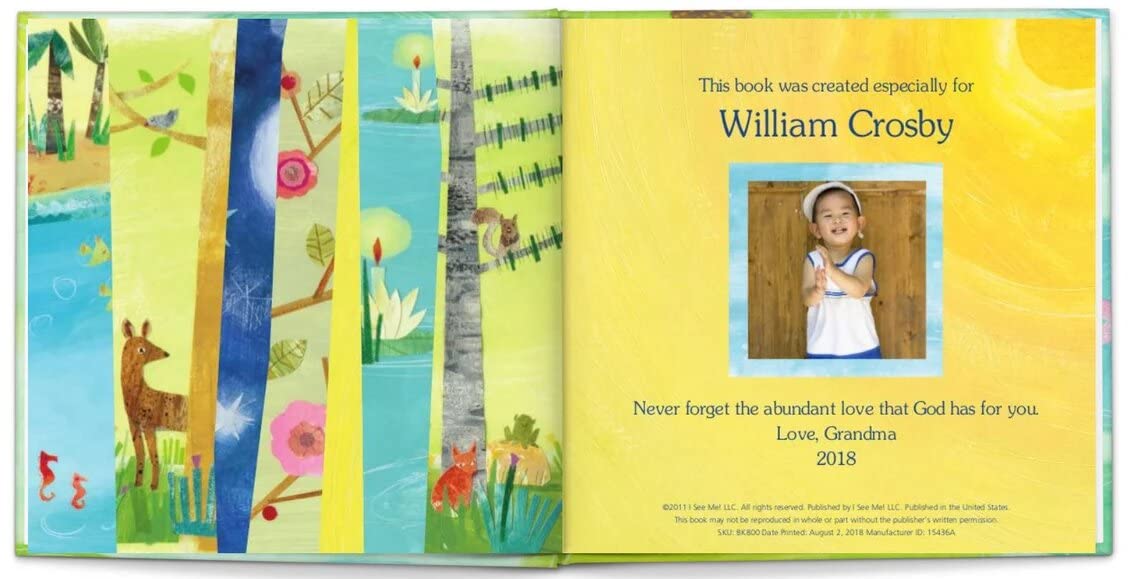 I See Me! God Loves Me - Personalized Children's Story (Softcover)