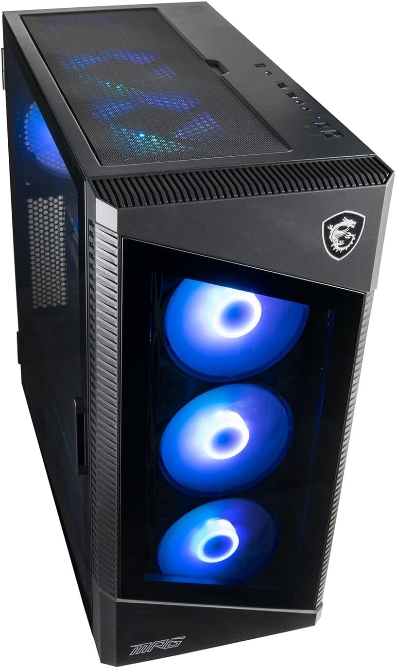 Empowered PC MPG Velox Gaming Desktop (NVIDIA GeForce RTX 4070 TI, Ryzen 7 5700X Processor, 32GB DDR4 RAM, 512GB NVMe SSD + 2TB HDD, WiFi, Windows 11 Home) RGB Gamer Computer (by_MSI)