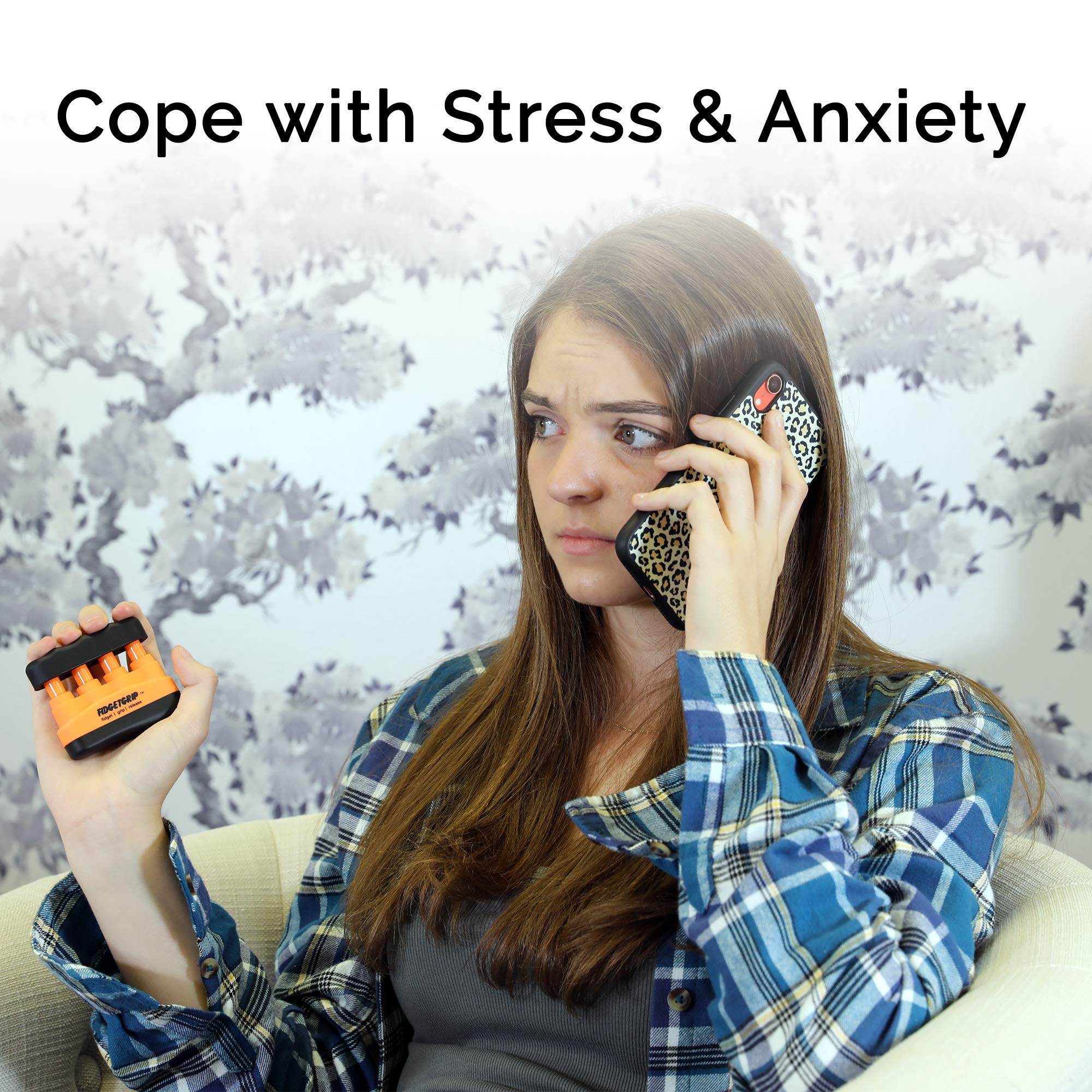 FidgetGrip - Stress Relief Device for Kids and Teens with Anger or Stress | Calm Your Child with Every Squeeze | Boosts Focus and Reduces Anxiety | Reliable, Squeeze Device for Effective Stress Relief