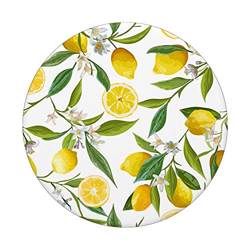 Botanical Lemons Pop Mount Socket Garden Fruit Vintage PopSockets PopGrip: Swappable Grip for Phones & Tablets