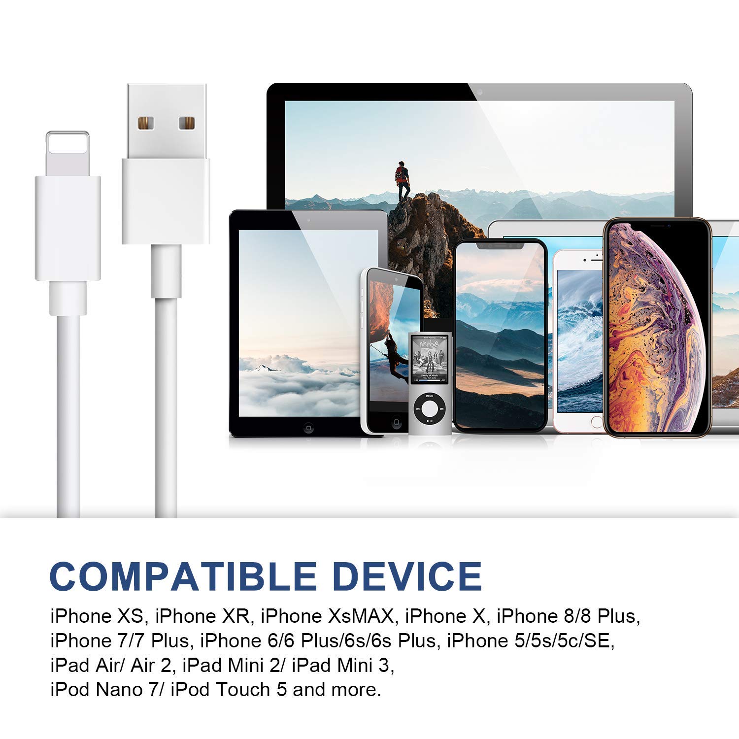 Apple Earbuds 2 Pack, iPhone Wired with Lightning Connector [Apple MFi Certified] Wired Earphones with Microphone Volume Control Music and Calling Headphones for iPhone 14/13/12/11/SE/X/XR/XS