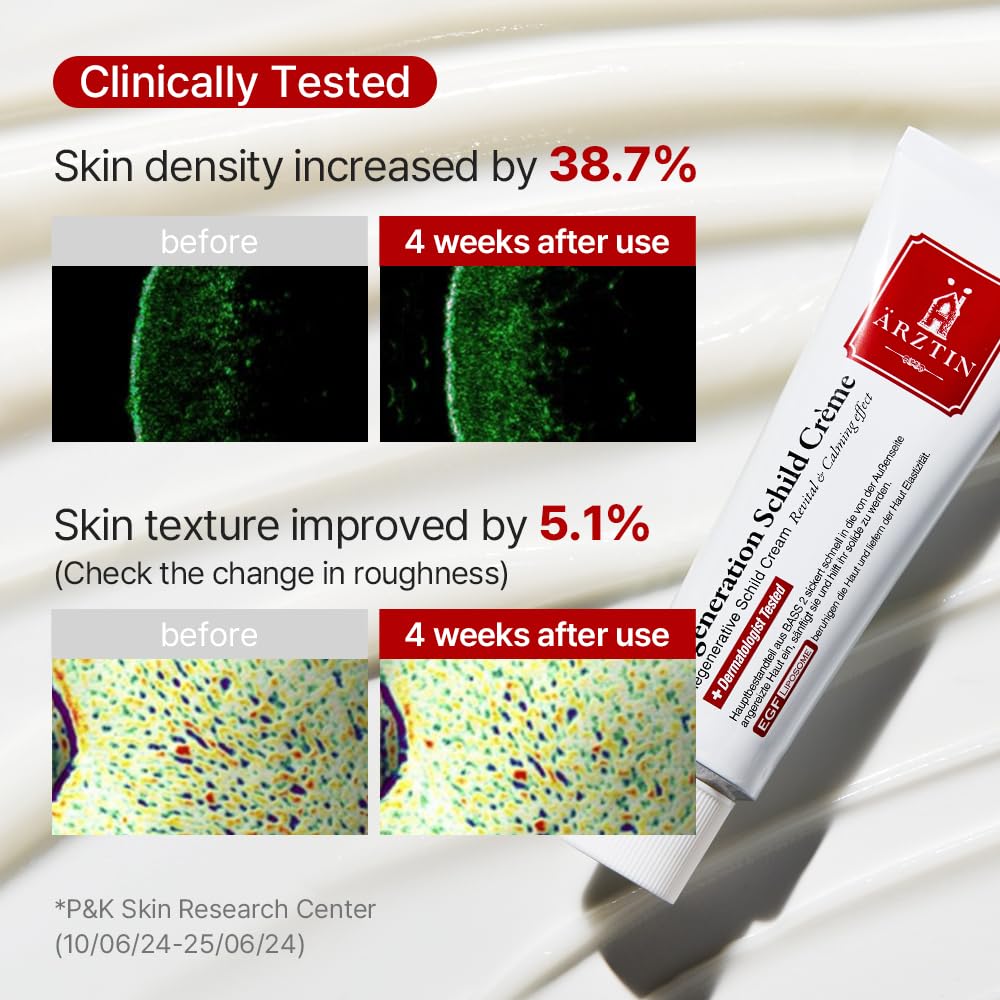 ARZTIN Regenerative Schild Cream, Daily Repair Cream for Sensitive & anti-aging Care Dermatologist-Recommended 1.8 oz.