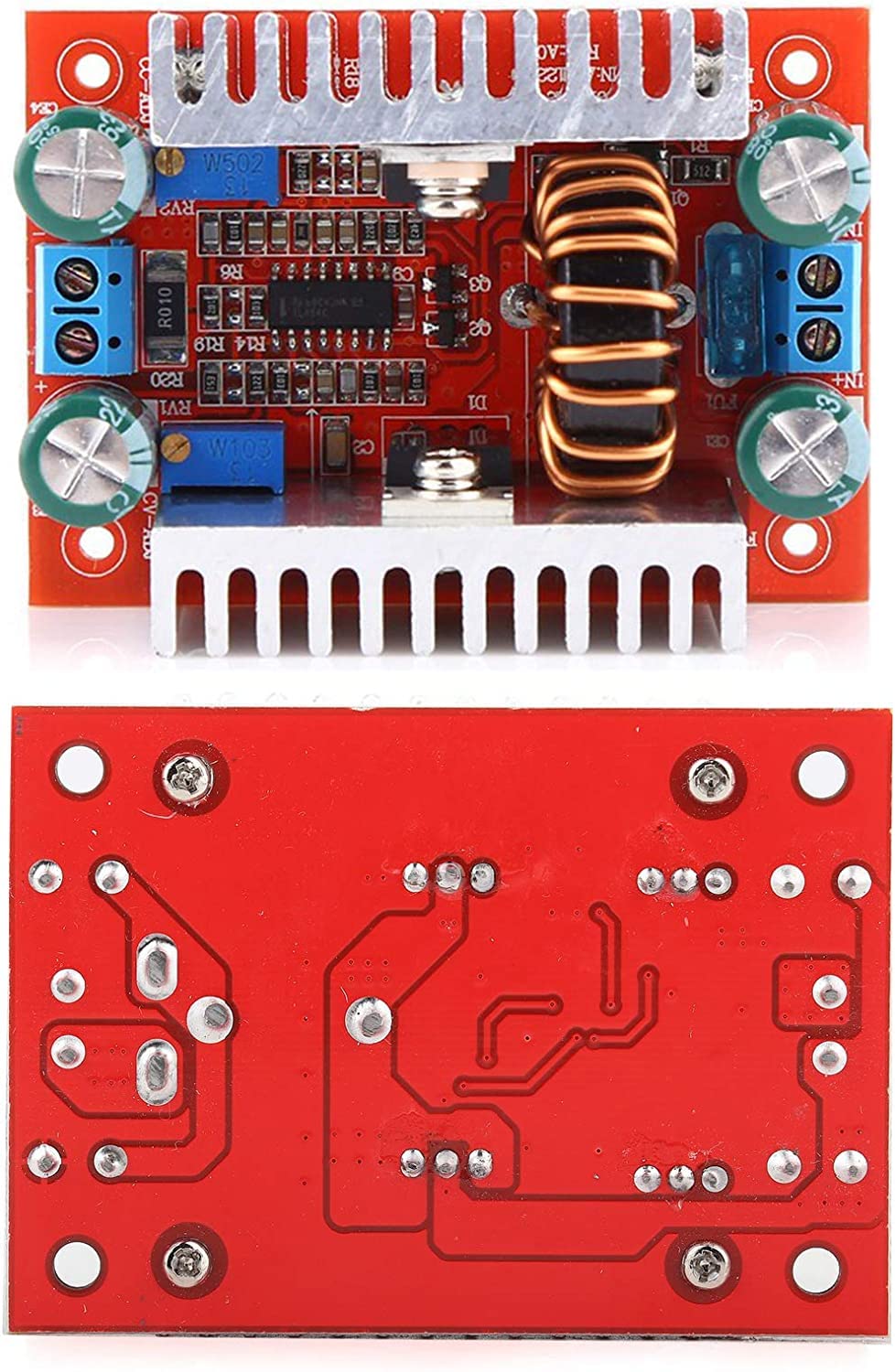 400W DC-DC Constant Current Boost Converter Step-up Power Module LED Driver 8.5-50V to 10-60V Boost Power Converter for Electric Equipment/Digital Products