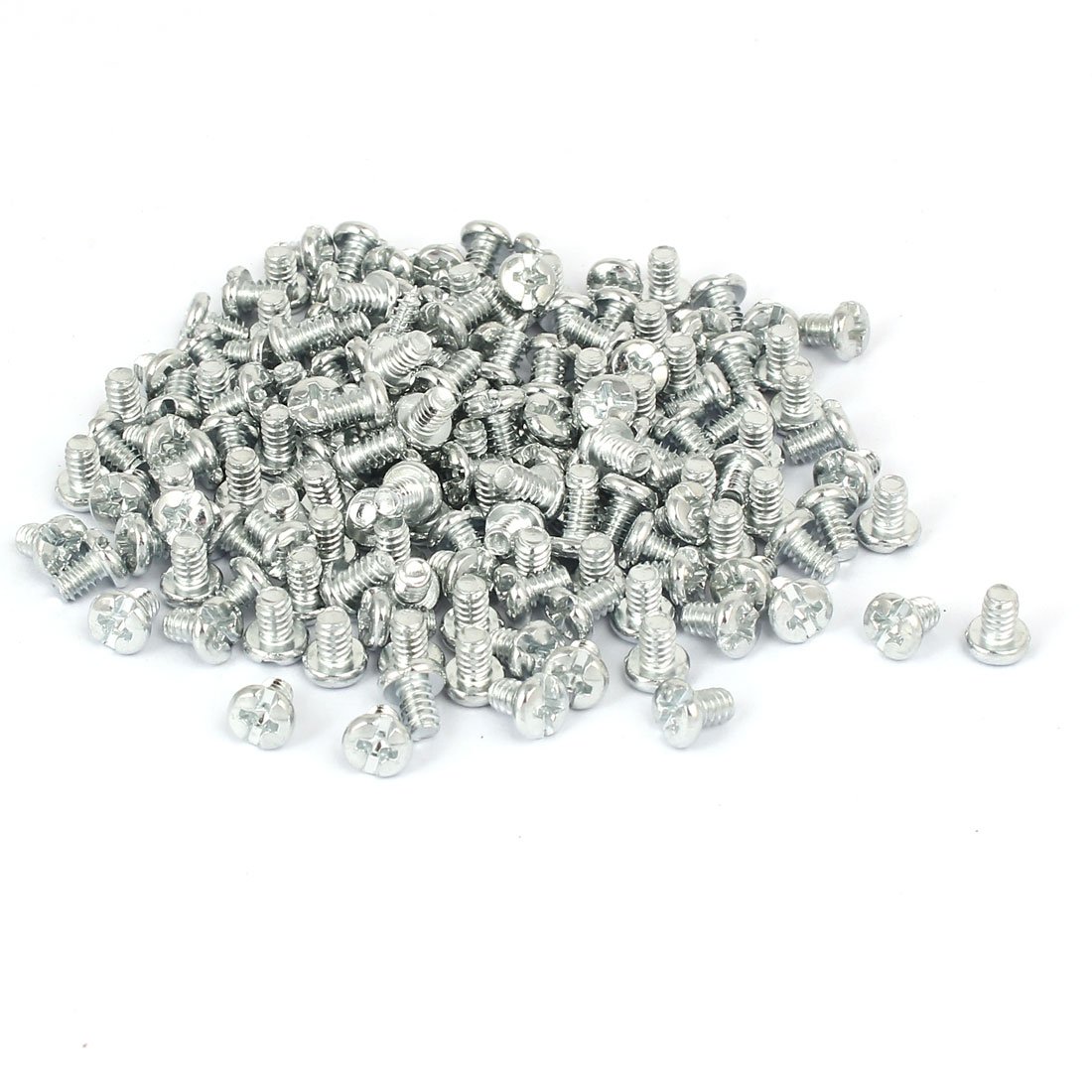 Aexit Desktop Computer Cleaning & Repair Hard Drive Video Card PCI Bezel Screw Silver Tone Computer Screws #6-32 200pcs
