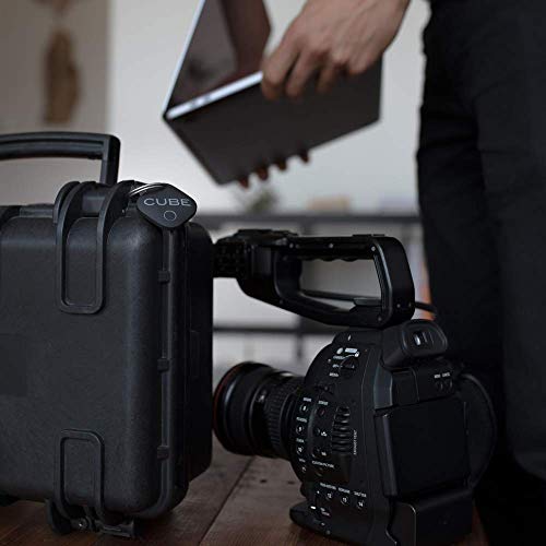 CUBE Shadow, Tracker Bundle, Key Finder Smart Bluetooth Item Tracker for Luggage, Wallet, Dogs, Kids, Cats, with app for Phone, Replaceable Battery Waterproof Tracking Deviceā¦