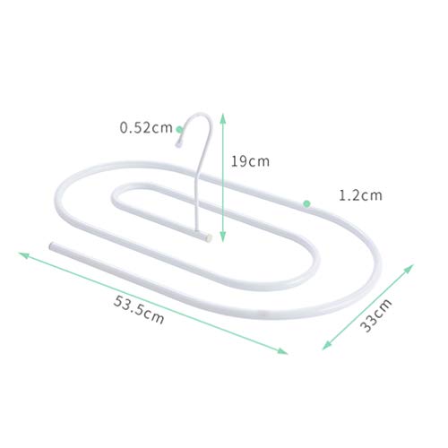 Garneck Metal Clothes Hanger Spiral Shaped Drying Rack Laundry Stand Hanger Rotating Hangers Quilt Coverlet Blanket Clothes Rack Space-Saving Rack Folding Clothes Rack