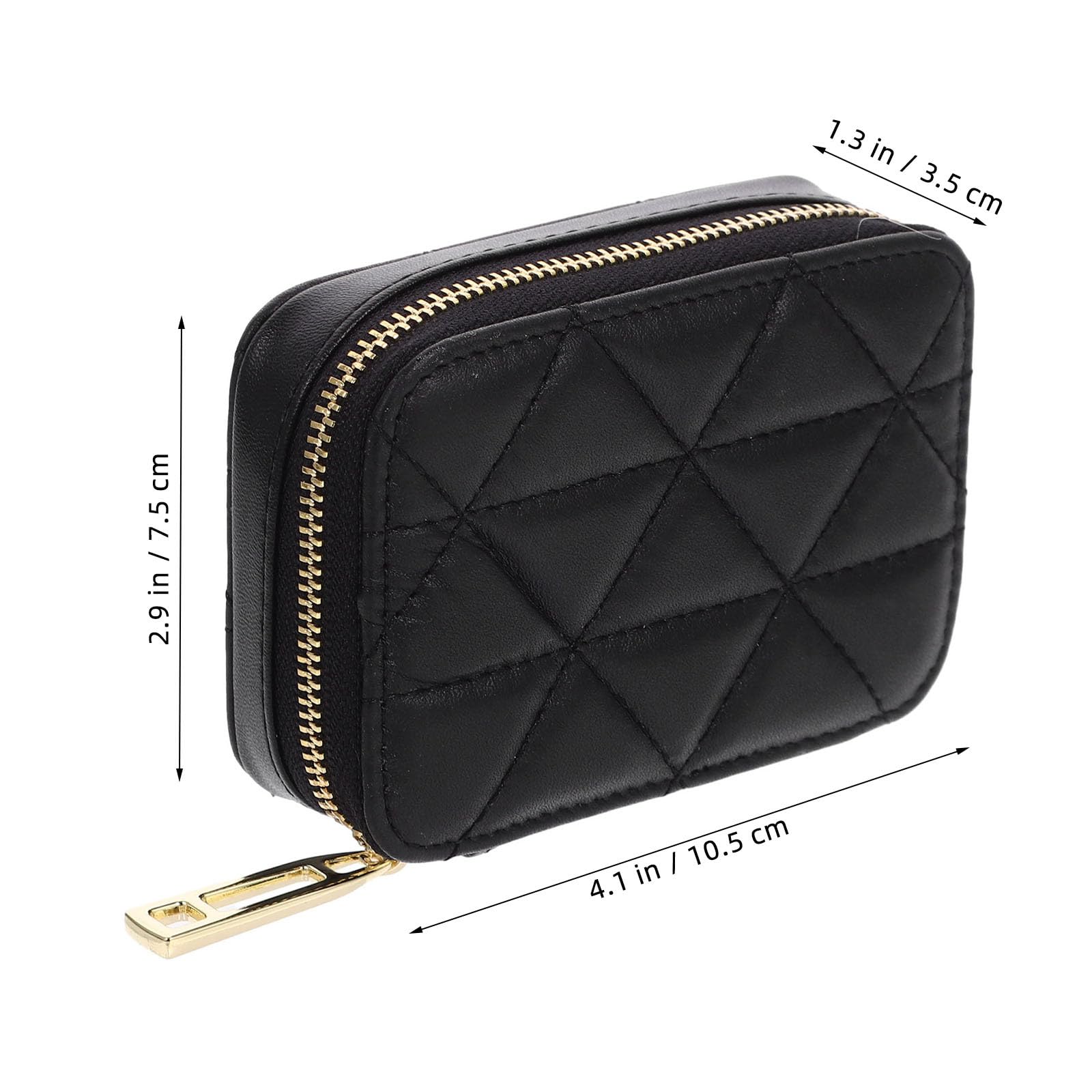 SOIMISS Small Makeup Bag Outdoor Makeup Pouch Lipstick Lip Case Cosmetic Organizer Purse with Mirror for Women