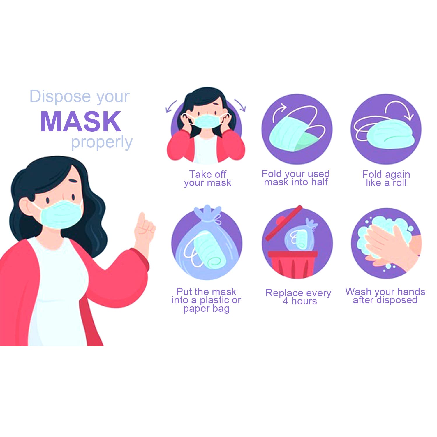Iscoon Kids Face Mask Disposable Alpaca Print Children Breathable Safety Masks with Adjustable Nose Clip(50 Pack)