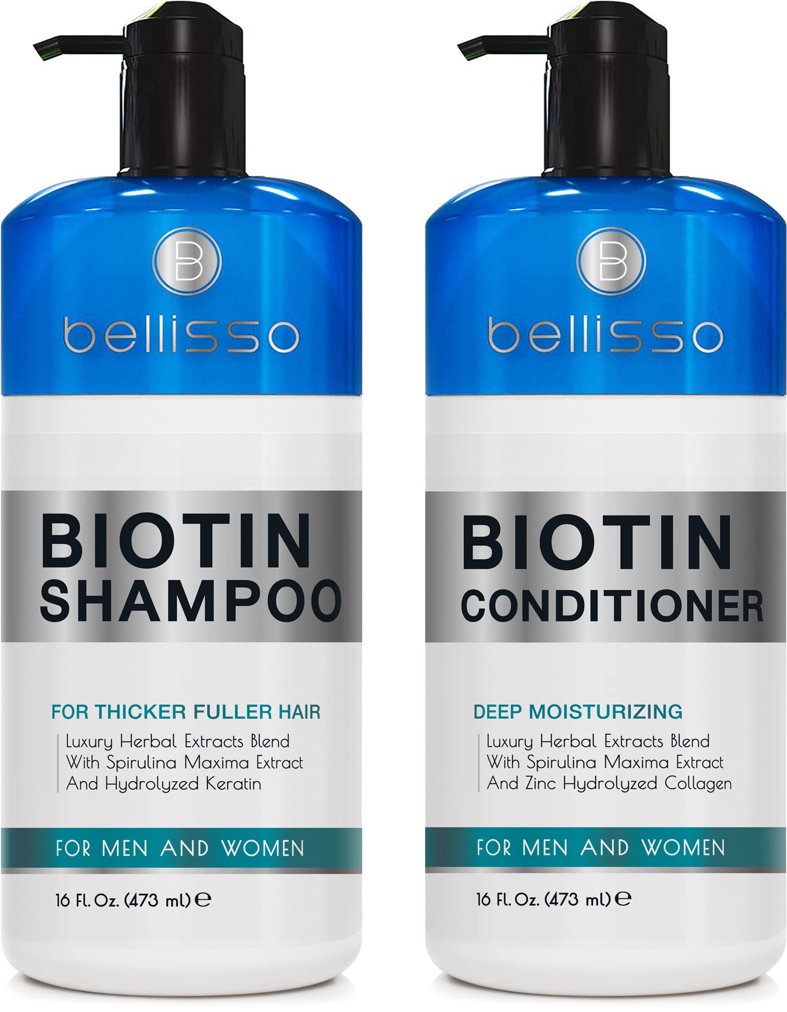 BELLISSO Biotin Shampoo and Conditioner Set and Biotin Hair Mask