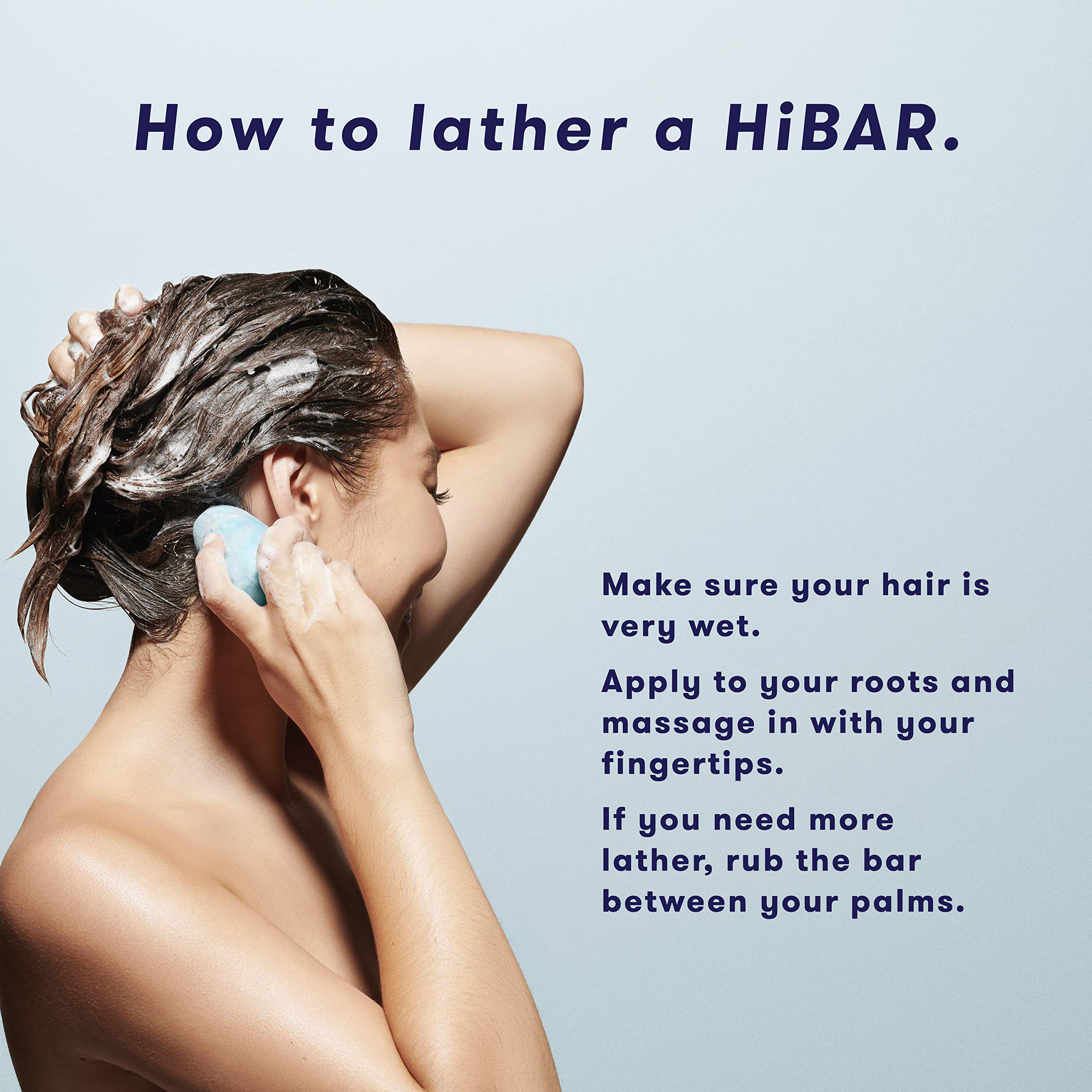 HIBAR - Shampoo Bar Sampler - Maintain, Moisturize & Volumize Shampoo Bars - Travel-Friendly - Salon-Quality Ingredients - Plastic-Free - Soap, Paraben & Sulfate-Free - Color Safe - 3 Mini Solid Bars