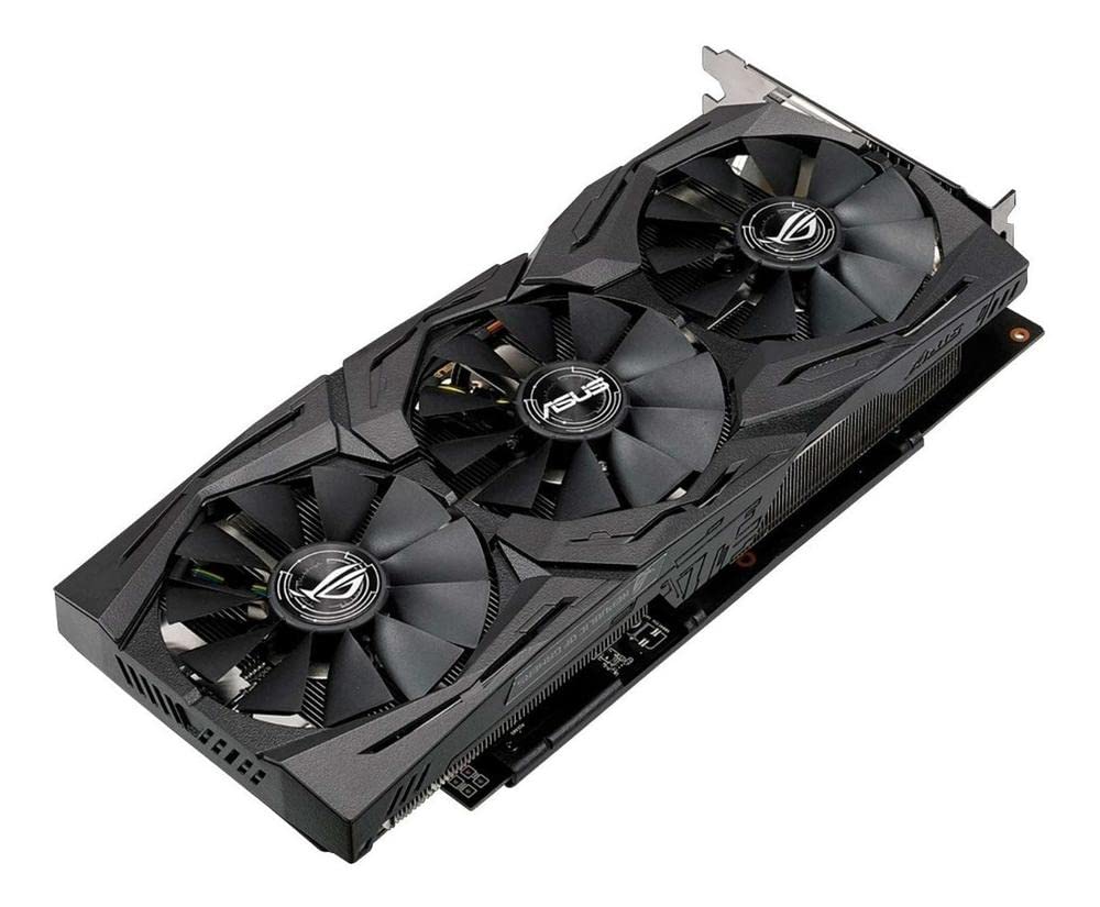 ASUS ROG-STRIX-RX580-O8G-GAMINGOC Edition GDDR5 DP HDMI DVI VR Ready AMD Graphics Card