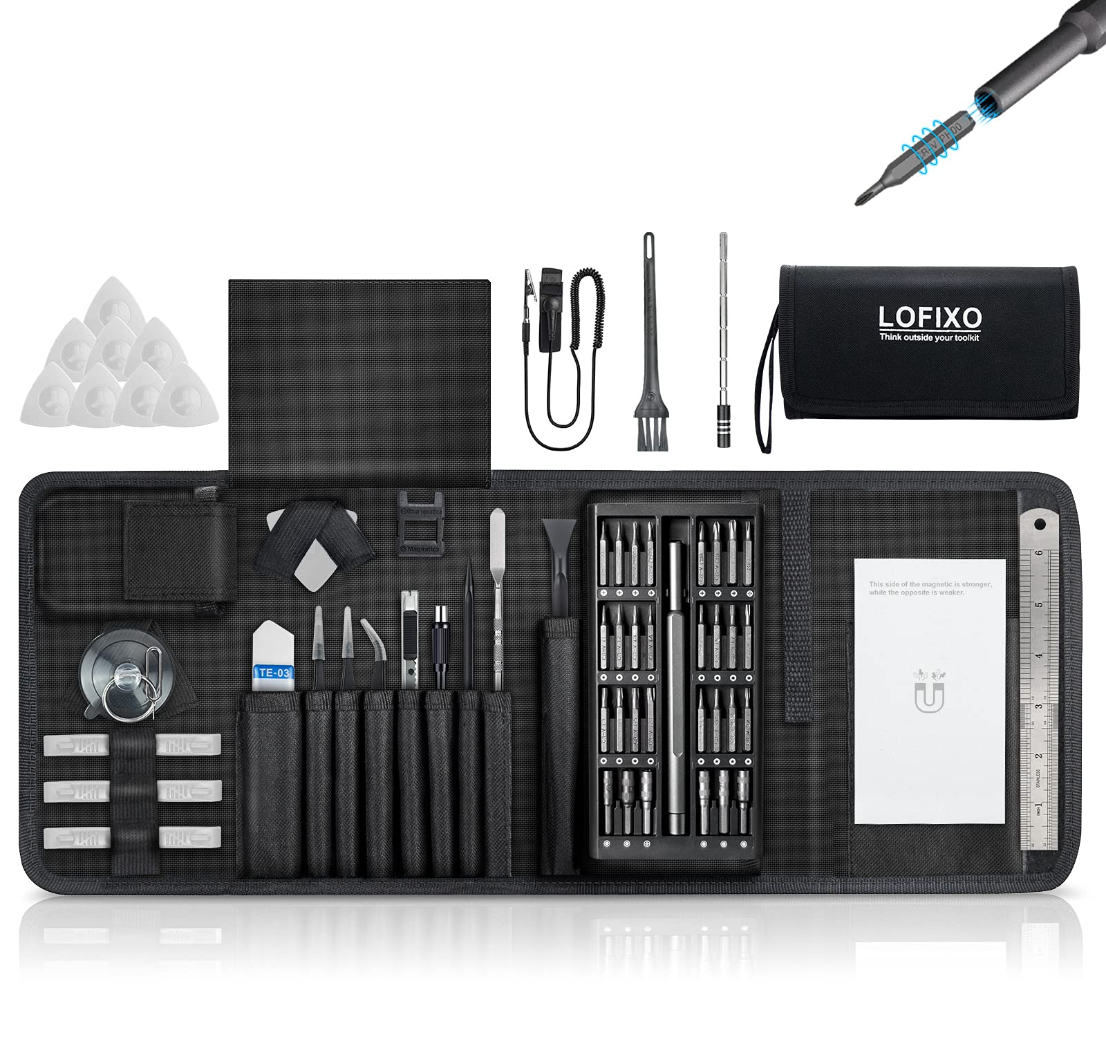Electronics Screwdriver kit,Computer Repair Tool Kit,ps5 Ps4 tool kit,LOFIXO Small Screwdriver Set with case