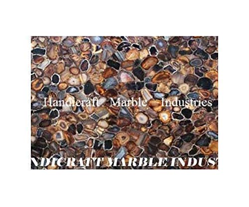 36"x24" Mix Multi Colour Agate Table Top Rectangular Table, Center Table, Coffee Table, Patio Table, Hallway Table, Living Room Furniture