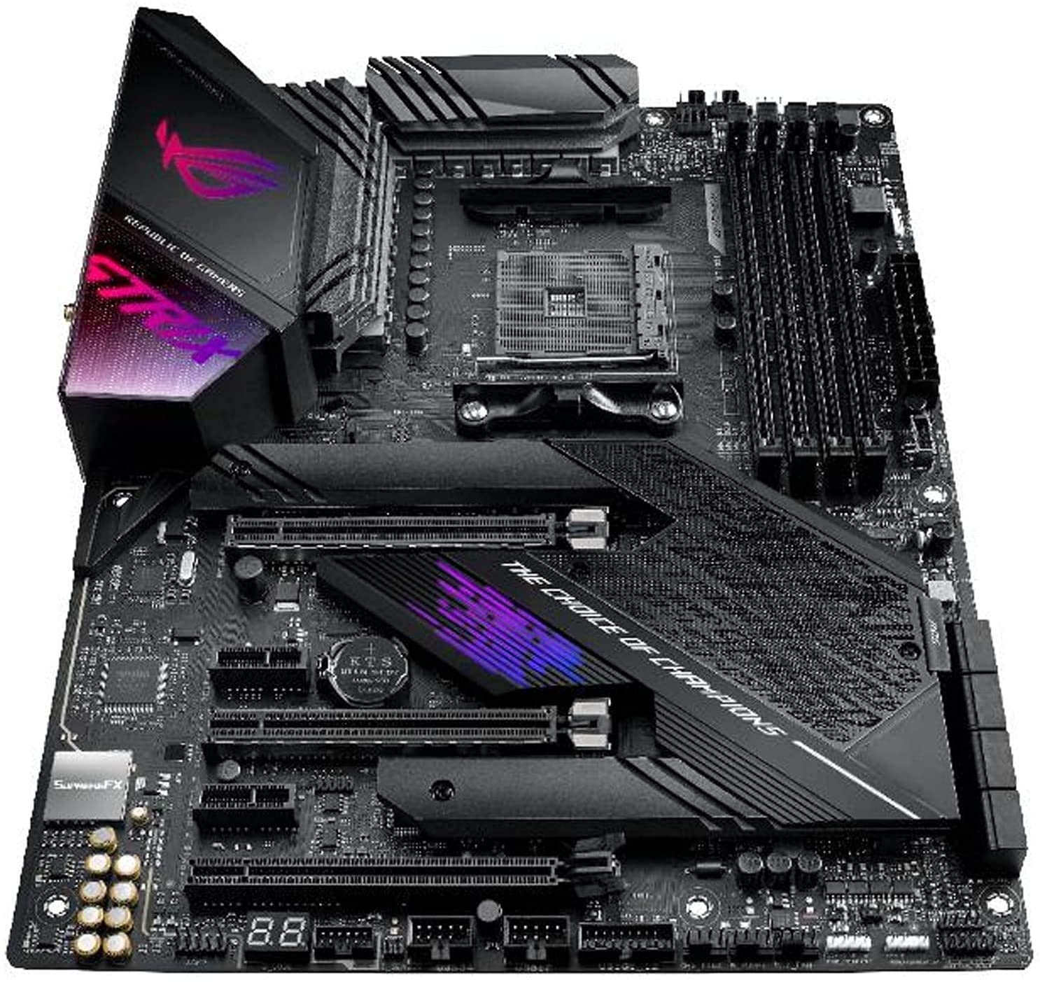 ASUS ROG Strix X570-E Gaming ATX Motherboard with PCIe 4.0, Aura Sync RGB Lighting, 2.5 Gbps and Intel Gigabit LAN, WiFi 6 (802.11Ax), Dual M.2 with Heatsinks, SATA 6GB/S and USB 3.2 Gen 2 (Renewed)