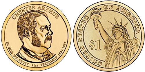 2012 P, D 2 Coin - Chester A. Arthur Presidential Uncirculated