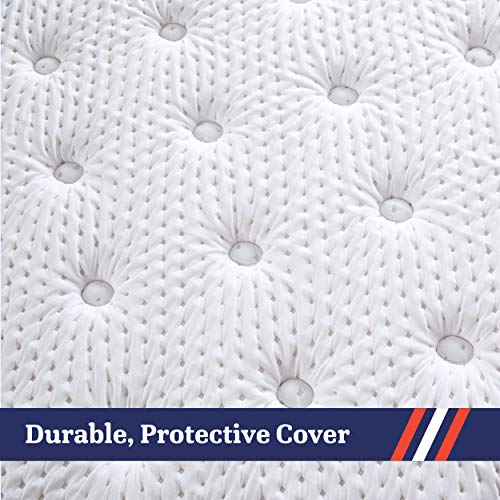 American Bedding 11 Inch Hybrid Mattress, Gel Memory Foam and Innerspring Support, Medium Firm Feel, King