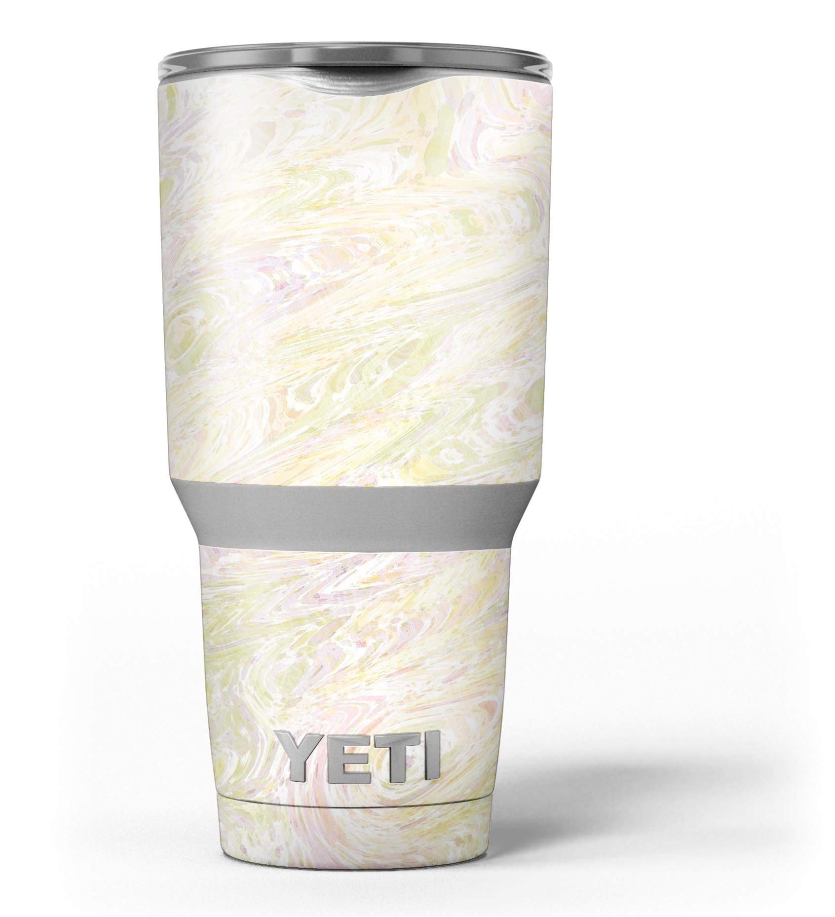 Design Skinz Slate Marble Surface V20 - Skin Decal Vinyl Wrap Kit Compatible with The Yeti Rambler Cooler Tumbler Cups