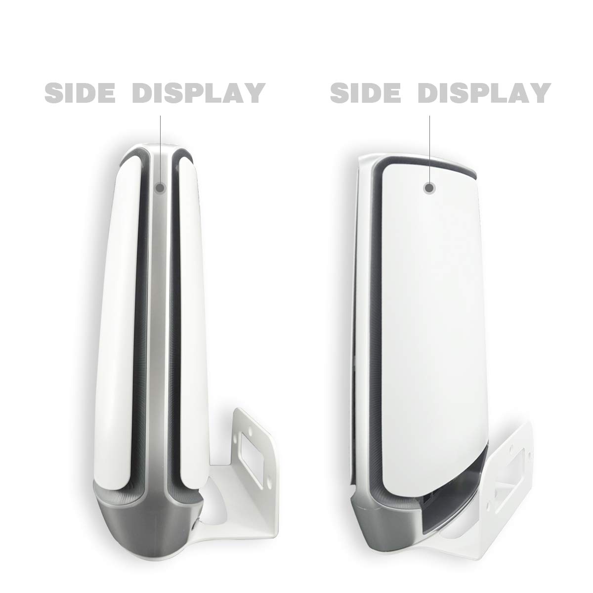 Orbi WiFi 6 Wall Mount, Sturdy Metal Made Stand Holder Bracket Compatible with Orbi Mesh WiFi 6 System RBK852 RBK853 RBS750 RBK752 RBK753(2pcs)