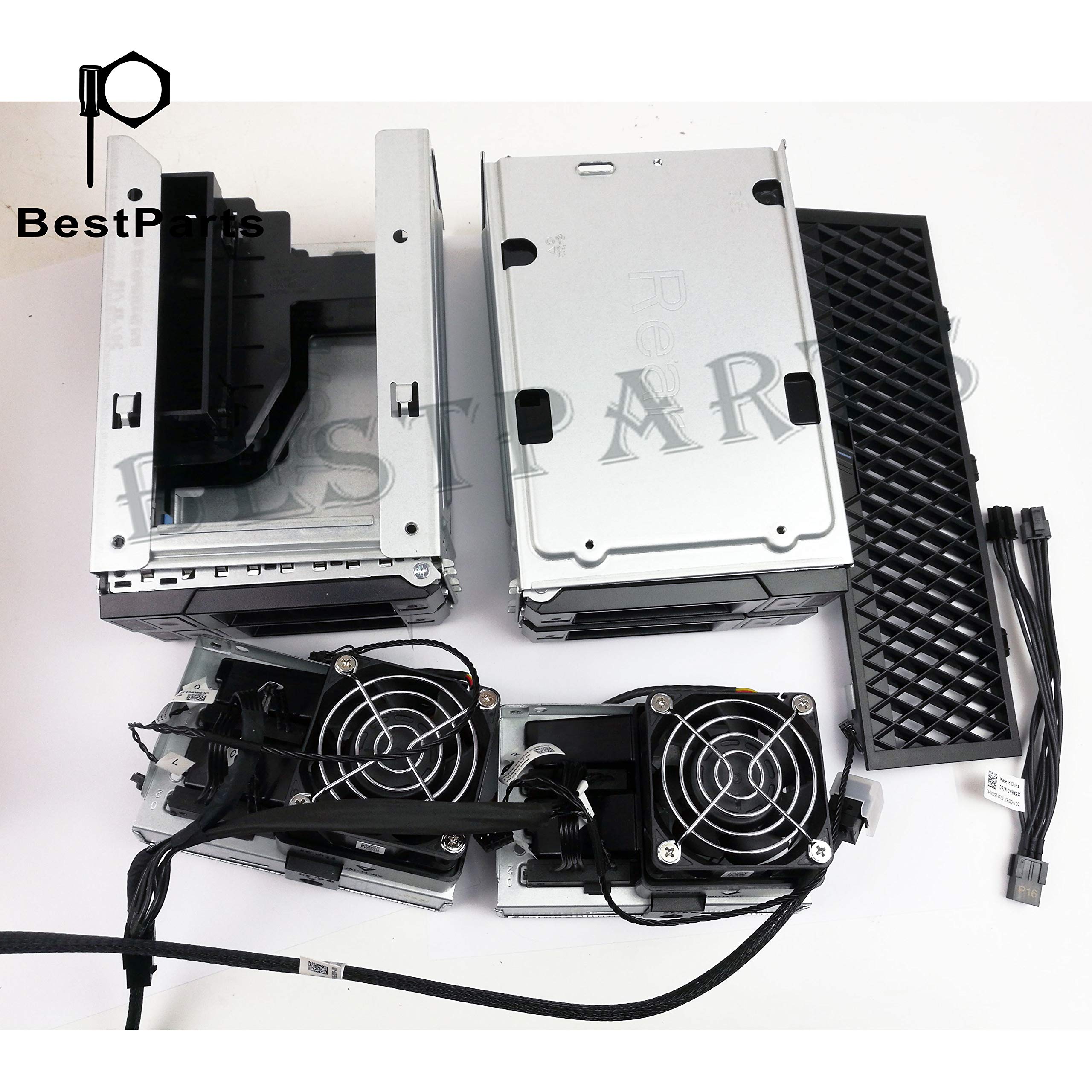 BestParts 575-BBSO New HDD SSD Upgrade Kit Compatible with Precision T7920 7920 Precison T7920XL Installing 4X Additional 2.5" or 3.5" SATA/SAS HDD/SSD on The Rear of The Chassis in FlexBay 3 and 4