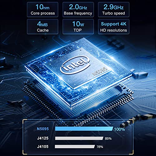 27 Inch All in One Desktop PC Intel Celeron N5095 Desktop Computer 8GB RAM 512GB ROM SSD Full HD IPS Display Computer with Dual WiFi Bluetooth 5.0 Keyboard and Mouse USB3.0
