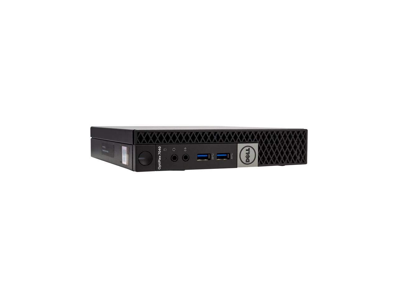 Dell OptiPlex 7040 Ultra Small Business PC Desktop Computer, Intel Quad Core i5, 8GB RAM, 500GB HDD, Windows 10 Pro, 23.6 FHD LED Monitor, 16GB Flash Drive, Wireless Keyboard & Mouse, WiFi (Renewed)