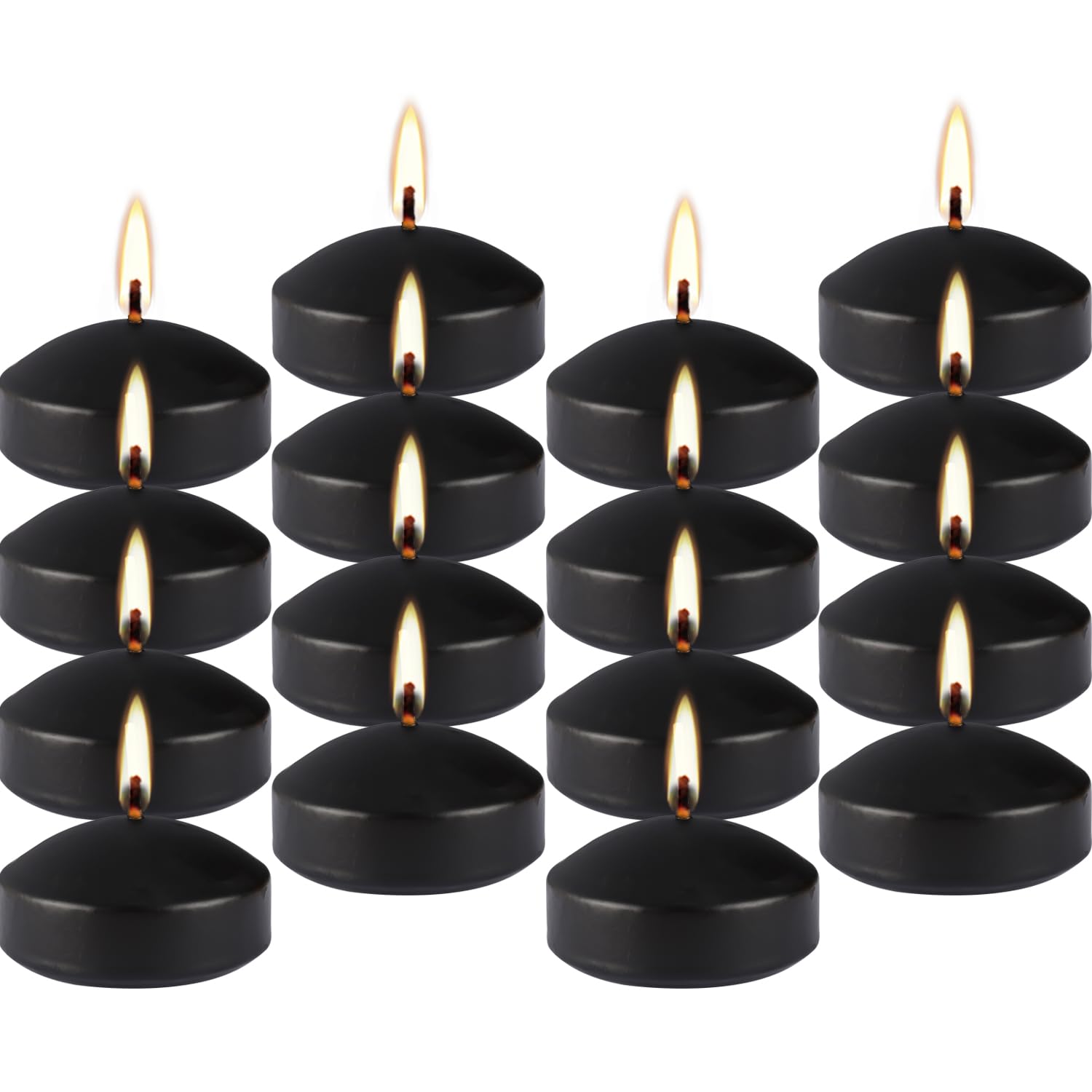 12 Bulk White Floating Candles-2 inch Unscented Tealights -for Romantic Weddings Decorations Pool Centerpieces Parties