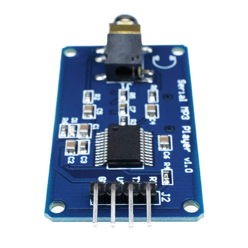 Aideepen YX5300 UART Control Serial MP3 Music Player Module Support MP3 / WAV Micro SD/SDHC Card/AVR/ARM/PIC