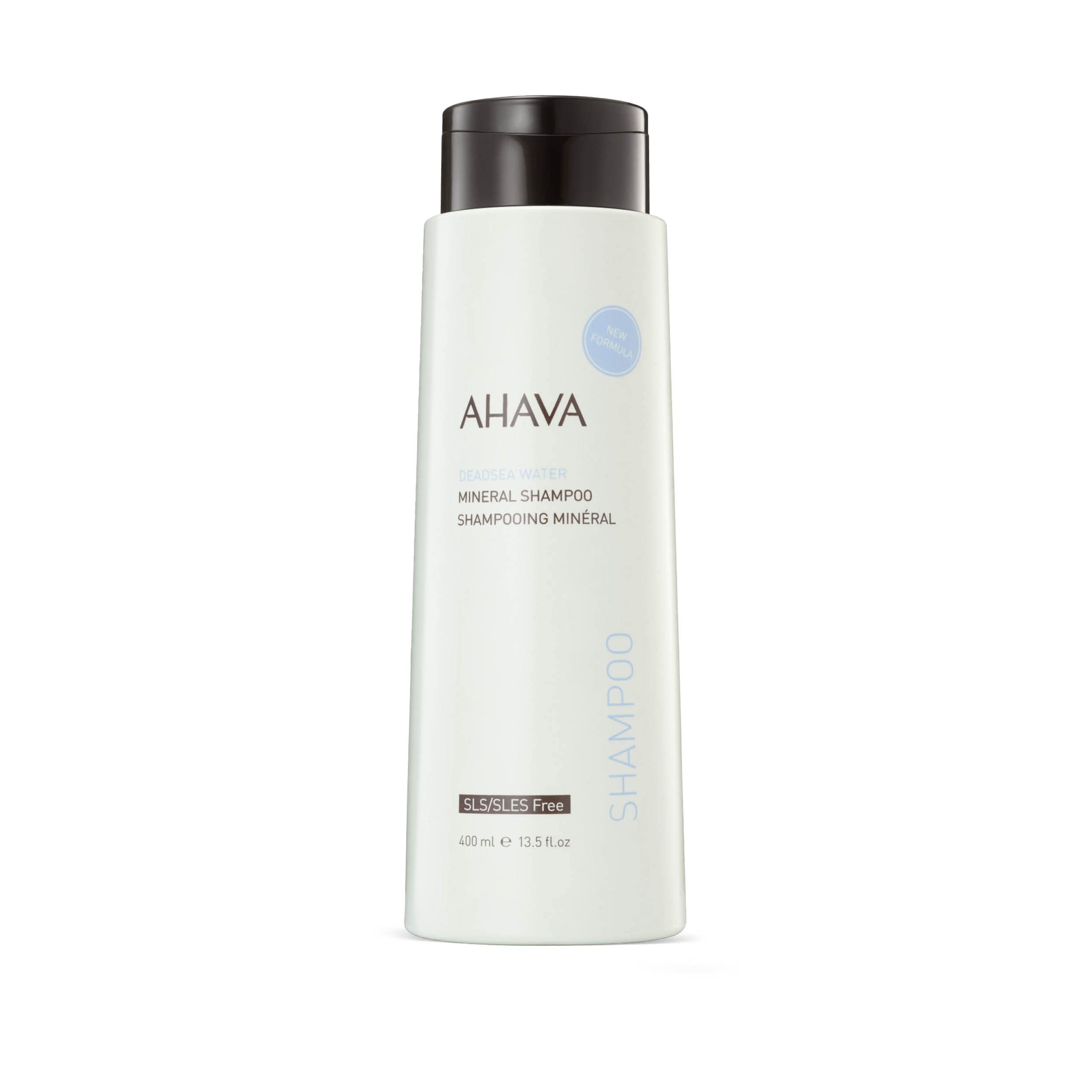 AHAVA Dead Sea Mineral Shampoo - Gentle Scalp-Friendly Shampoo for All Hair Types, Softens, Shines, Hydrates & Nourishes, Enriched with Exclusive Osmoter, Calendula & Aloe Vera, 13.5 Fl Oz