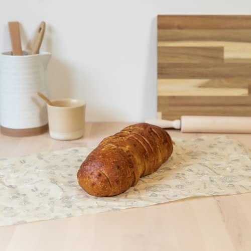 Abeego, The Original Beeswax Food Storage Wrap - One Natural, Giant 13 x 24" Sheet