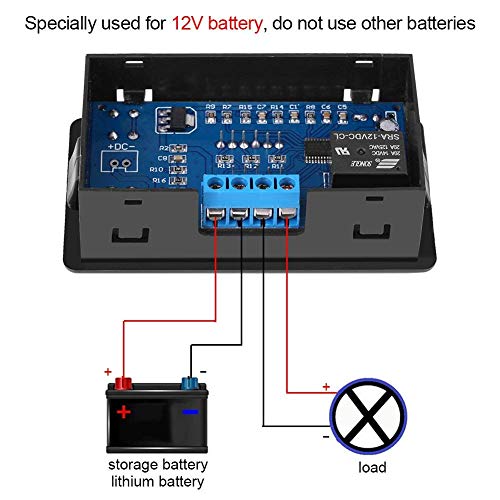 12V Battery Low Voltage Cut Off Switch On Protection Undervoltage Controller Under-Voltage Control