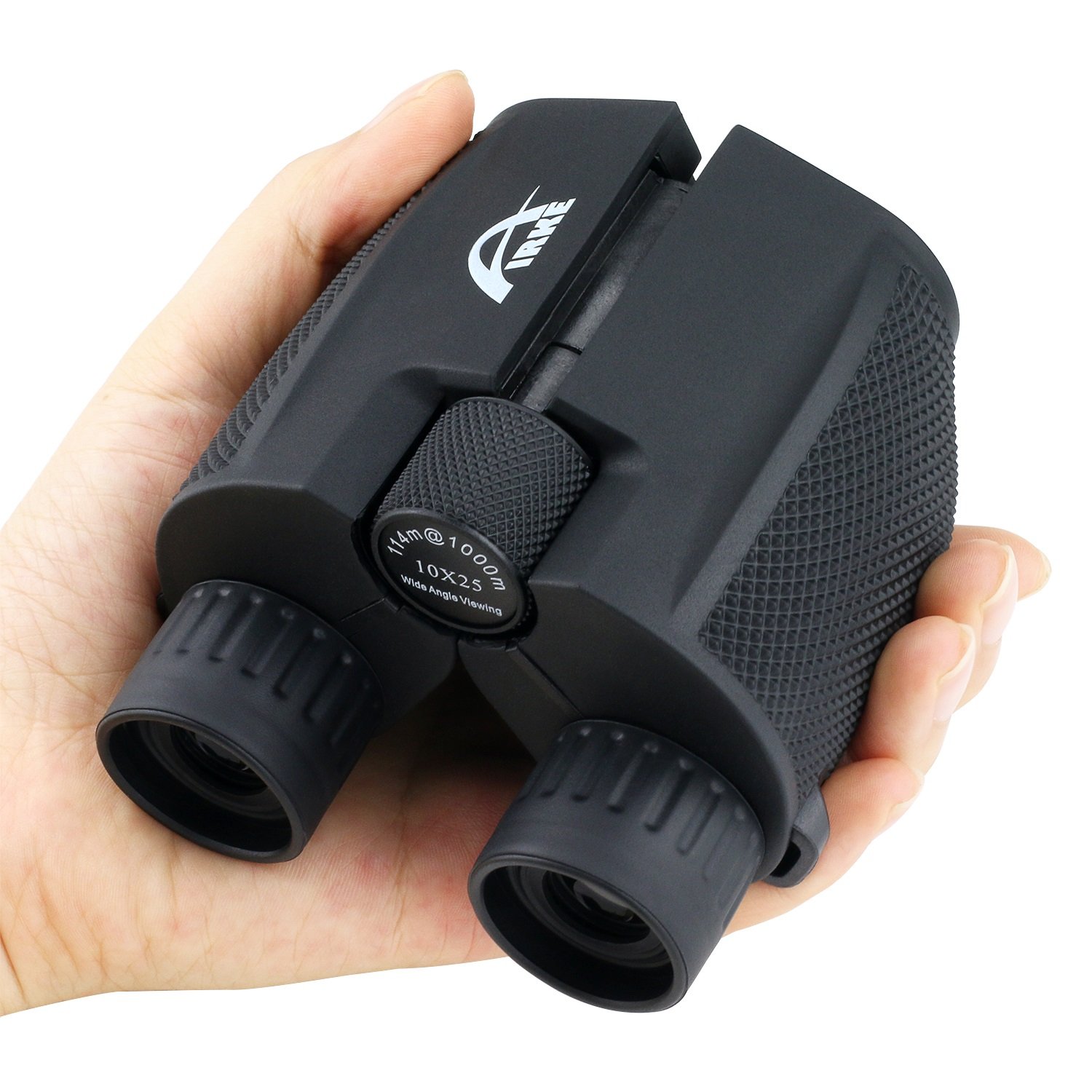 10x25 Folding High Powered Binoculars with Weak Light Night Vision Clear Bird Watching Great for Outdoor Sports Games and Concerts Binocular