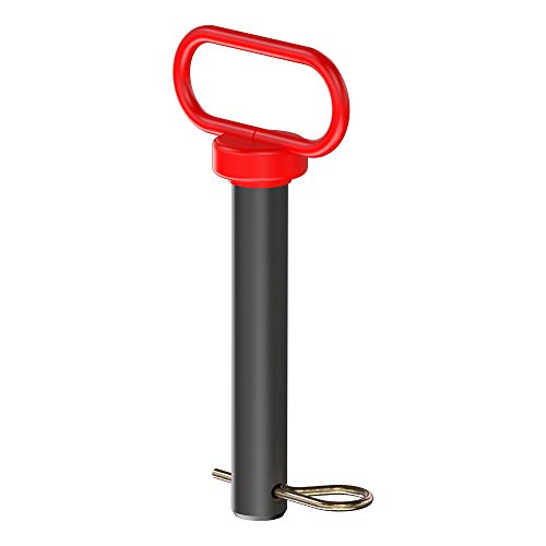 CURT 45803 1 x 5-1/2-Inch Clevis Pin Hitch with Rubber-Coated Handle and Clip