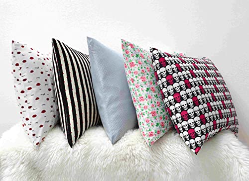 Betsey Johnson - Queen Sheets, Silky & Lightweight Bedding, Fade & Wrinkle Resistant (Skulls, Queen)