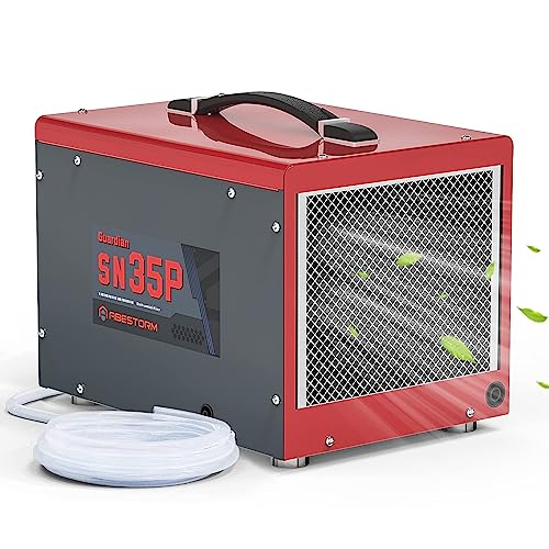 Abestorm Energy Star Commercial Dehumidifiers with Pump and Hose, 70 PPD Crawl Space dehumidifiers, up to 1,000 sq. ft. Compact, Portable, Auto Defrost, Memory Starting, 5 Years Warranty