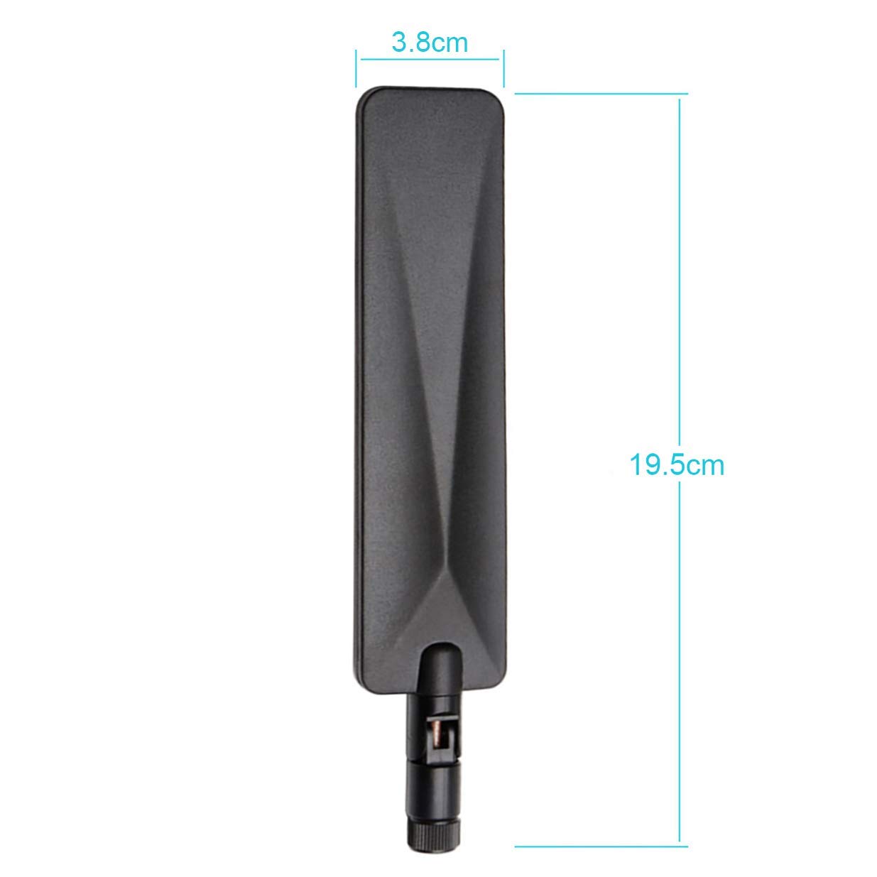 Bingfu 4G LTE Cellular Trail Game Camera Antenna 9dBi RP-SMA Male (2-Pack) Compatible with Spypoint Stealth Cam Tactacam Cuddeback Camera Wireless Router Security Camera