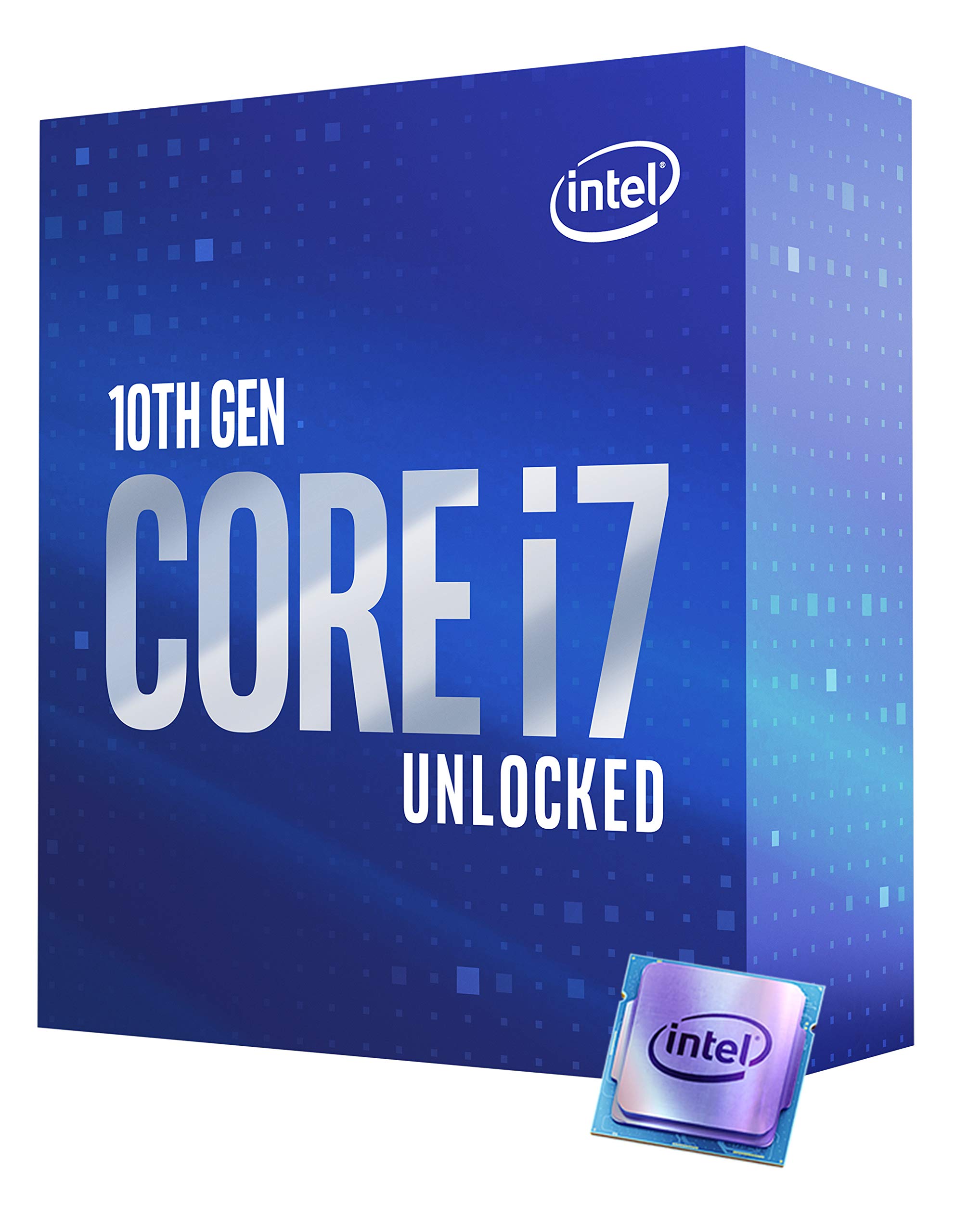Intel Core i7-10700K Desktop Processor 8 Cores up to 5.1 GHz Unlocked LGA1200 (Intel 400 Series Chipset) 125W (BX8070110700K) (Renewed)